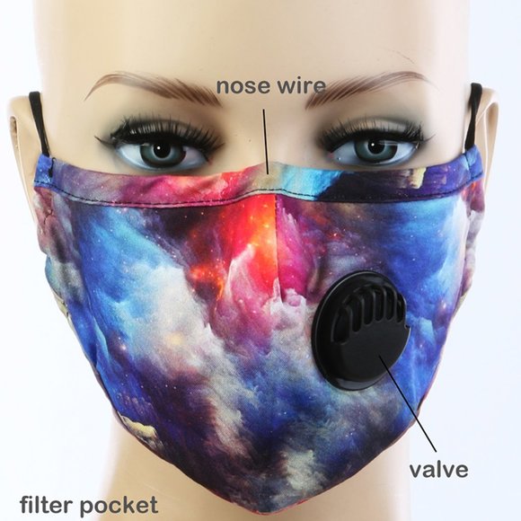 Accessories | Multi Color Sky Respirator Nose Wire Facemask | Poshmark